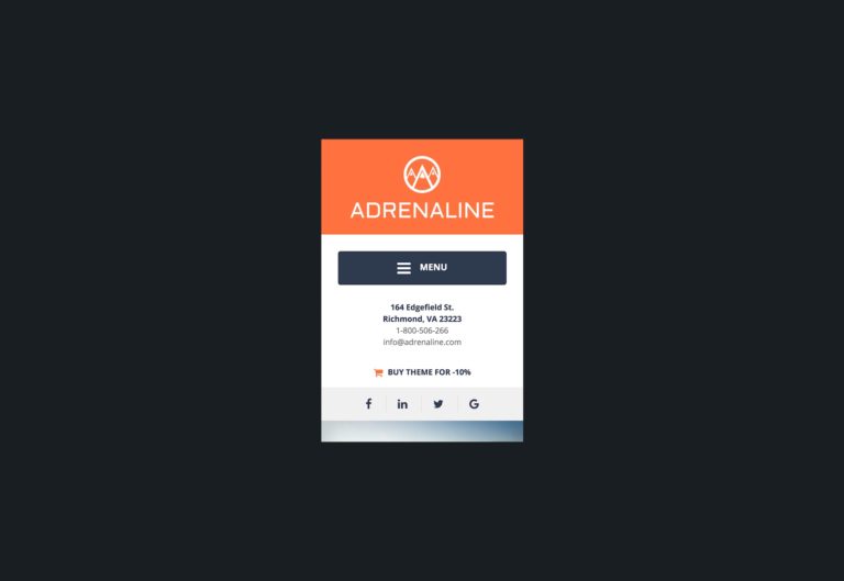 Adrenaline, a niche, adventure WordPress theme by ProteusThemes