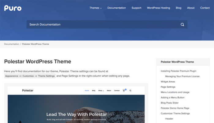 Lightweight, full width, responsive WordPress theme from PuroThemes