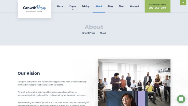 A niche marketing and SEO WordPress Theme by Proteus Themes