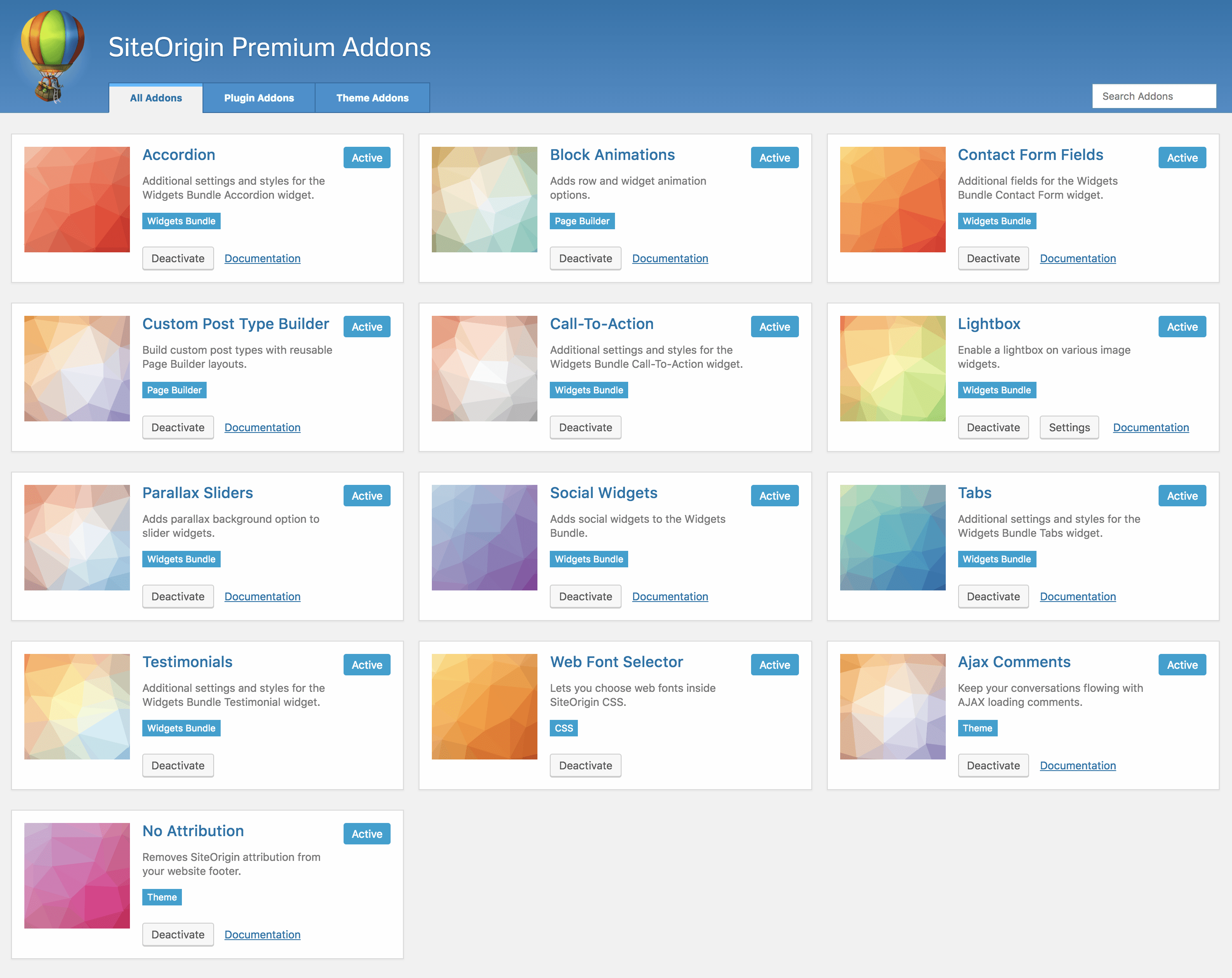 SiteOrigin Premium Documentation - SiteOrigin