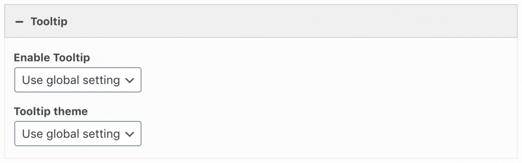 Tooltip Siteorigin