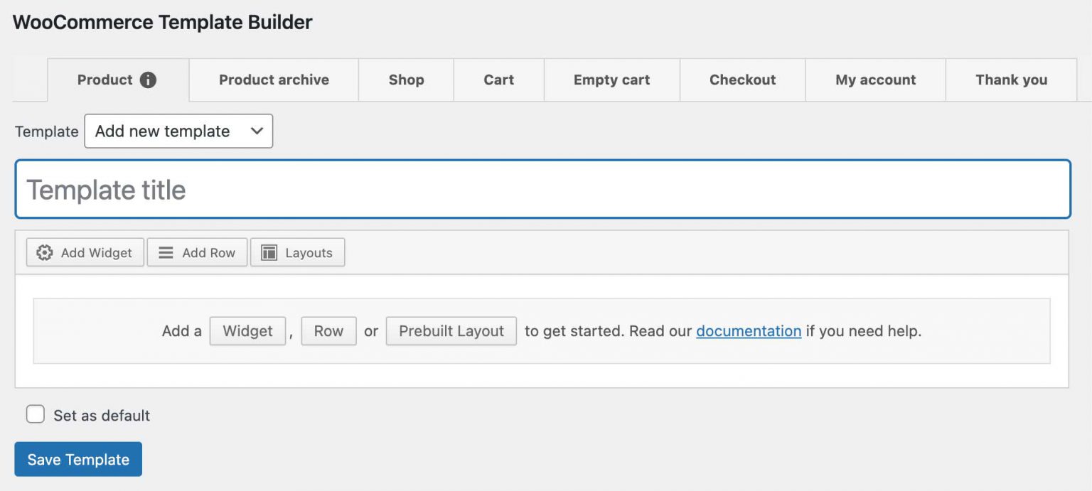 WooCommerce Templates - SiteOrigin