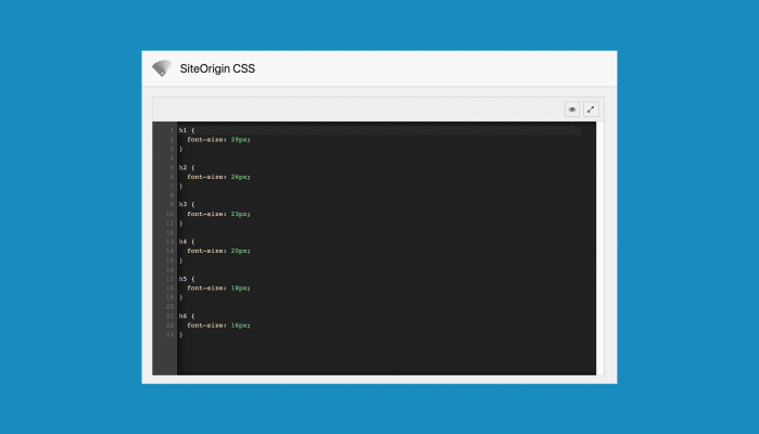 Dark Theme Now Available in SiteOrigin CSS - SiteOrigin