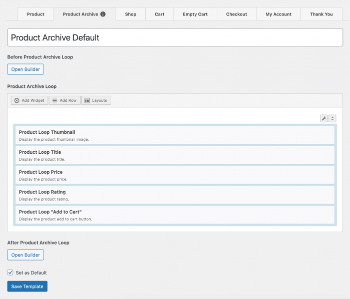 WooCommerce Templates - SiteOrigin