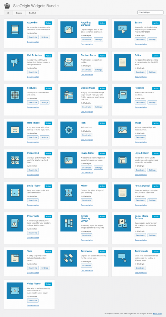 Getting Started - SiteOrigin