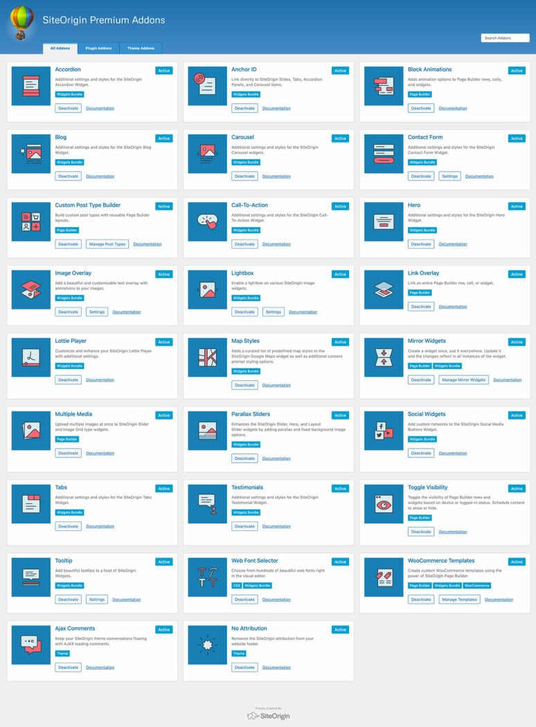 SiteOrigin Premium Documentation - SiteOrigin