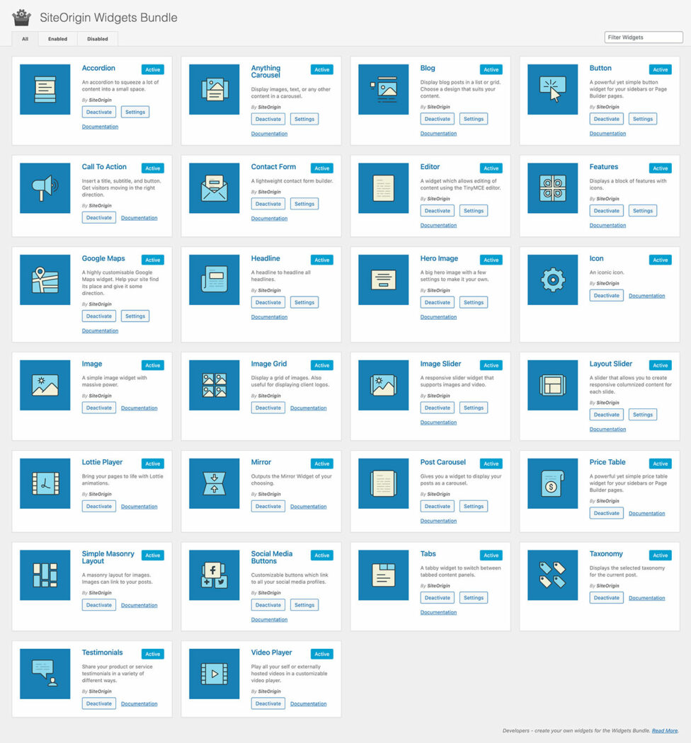 Getting Started - SiteOrigin