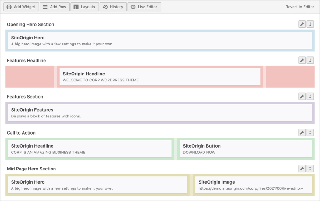 Announcing the Custom Row Colors Addon - SiteOrigin