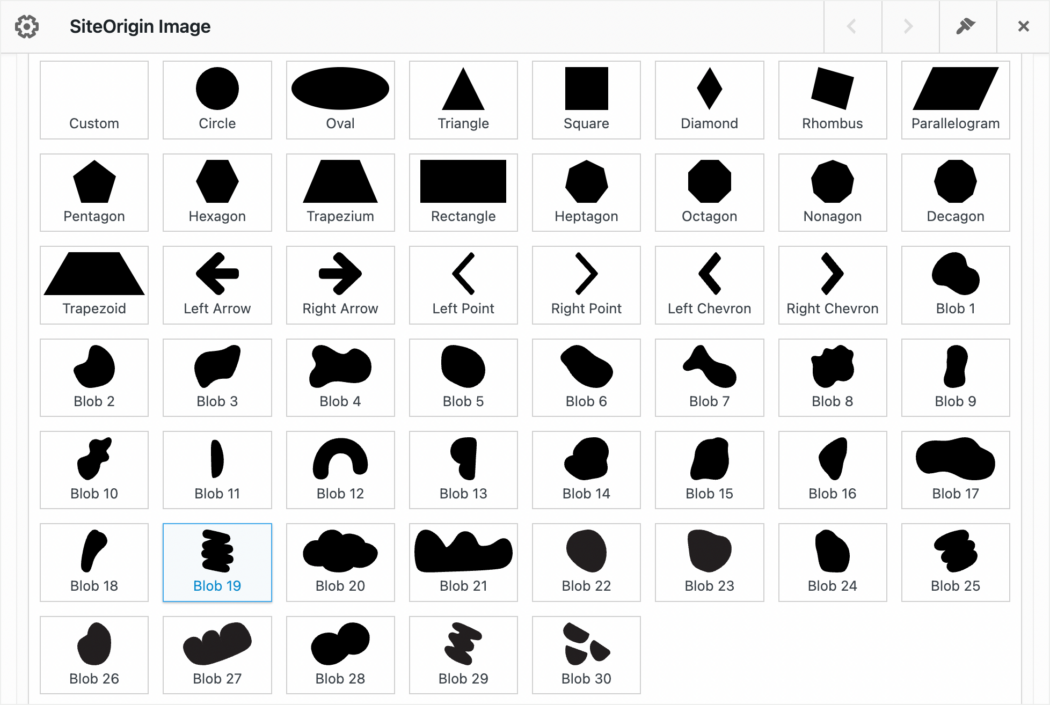 Image Shape - SiteOrigin
