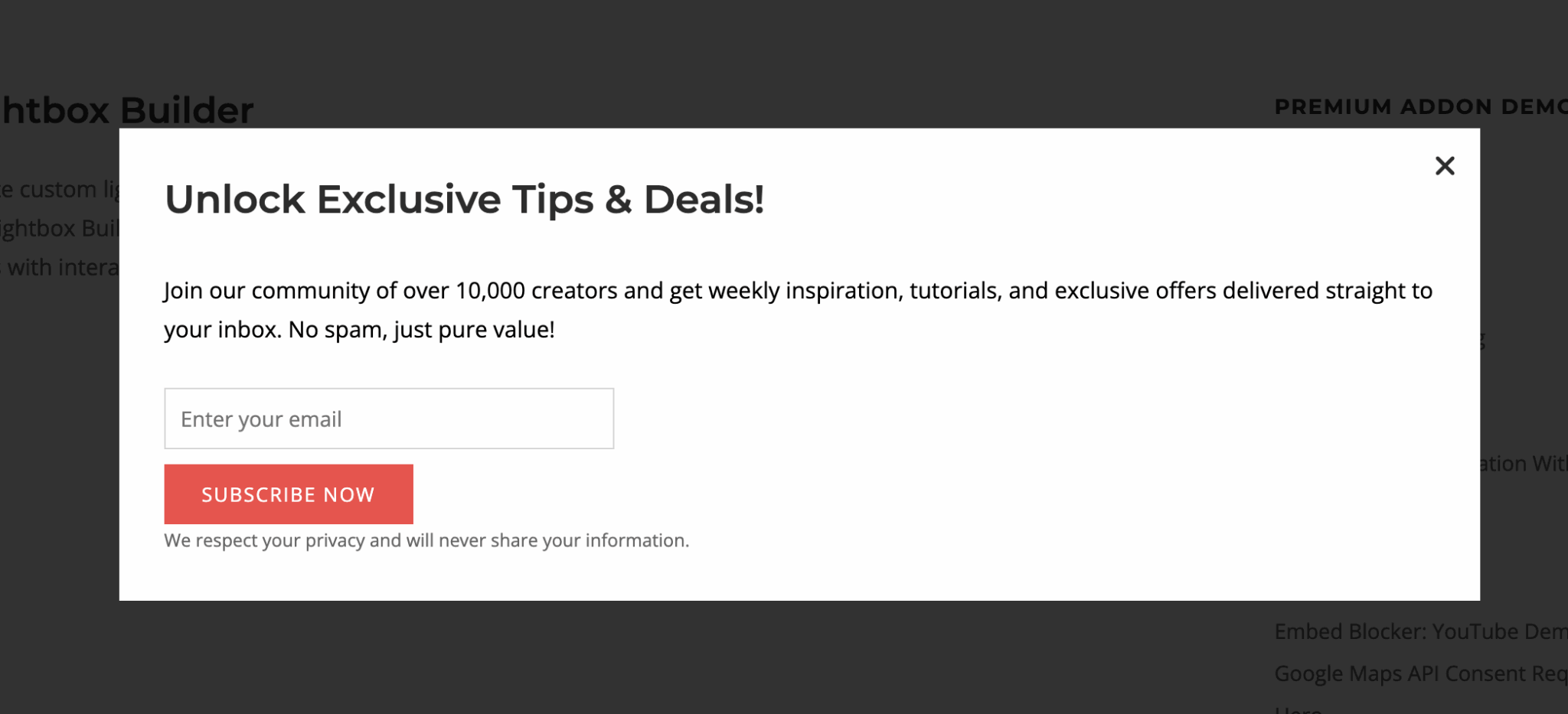 Boost Signups with On-Page Forms and Content in SiteOrigin Lightboxes ...